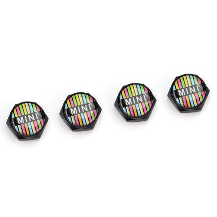 4pcs Black Metal License Plate Bolts Fit For Mini Cooper Models - Tire ...