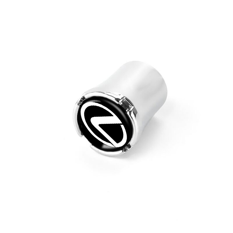 5pcs Chrome Metal Tire Valve Caps Fit For Lexus Models - Tire Valve ...