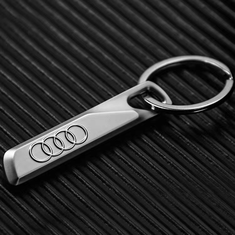Metal Alloy Key Chain Fit For Audi Models - Tire Valve Caps, Keychain ...